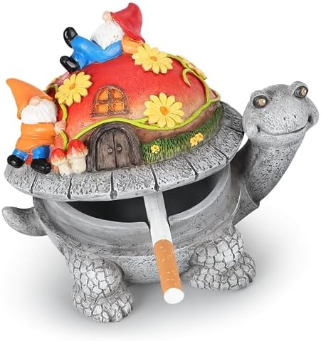 Amazon.com: USEWIRE Ashtrays, Cute Turtle Outdoor Ashtray for ...