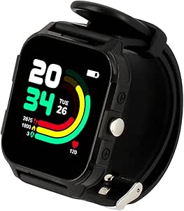 KURIO - Black smart watch - smart watch for children and teenagers ...