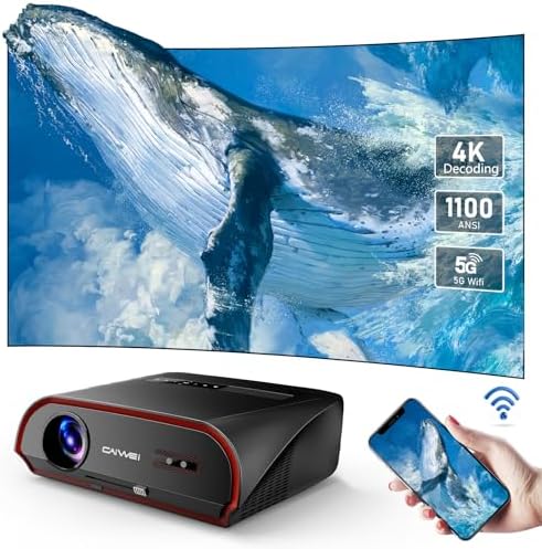 Amazon.com: 4K Ultra HD Daytime Home Theater Projector High Bright ...
