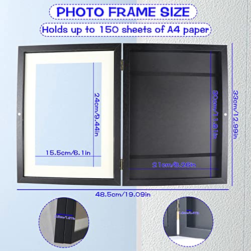 Kids Art Frames,Front Opening A4 Kids Artwork Display Frame with Fixed ...