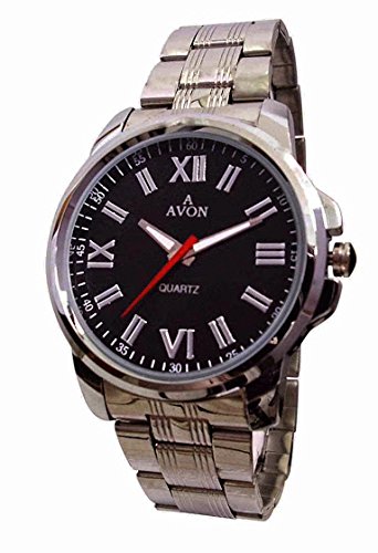 A Avon Formal Analog Black Dial Men's Watch - 1001577 : Amazon.in: Fashion