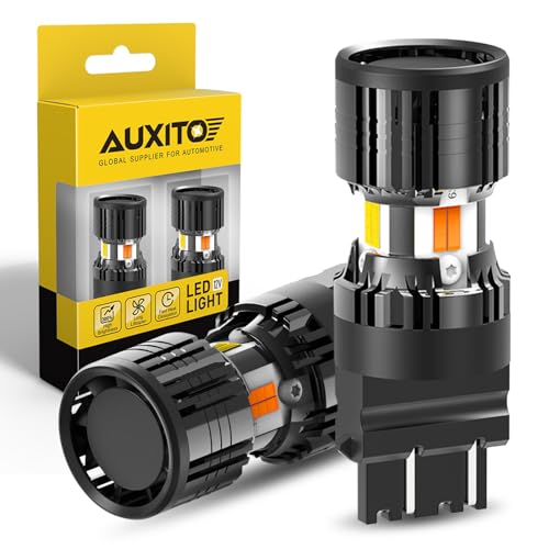 Snapklik.com : AUXITO 2024 Newest CANBUS 3157 Switchback LED Bulbs 3057 ...