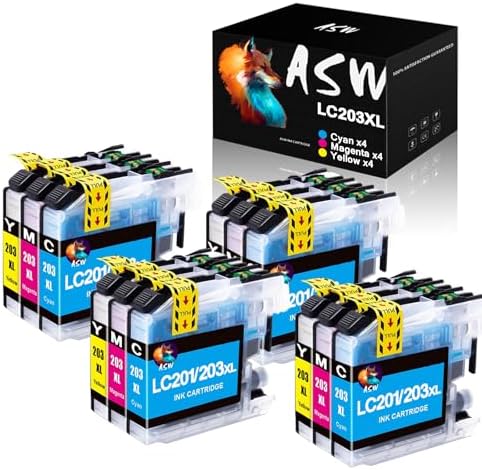 Amazon.com: Wolfgray LC203XL LC201XL Ink Cartridges Color Replacement ...