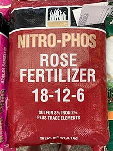 Amazon.com : Nitro-Phos Rose Fertilizer 18-12-6, 20 lb. Covers 1,300 sq ...