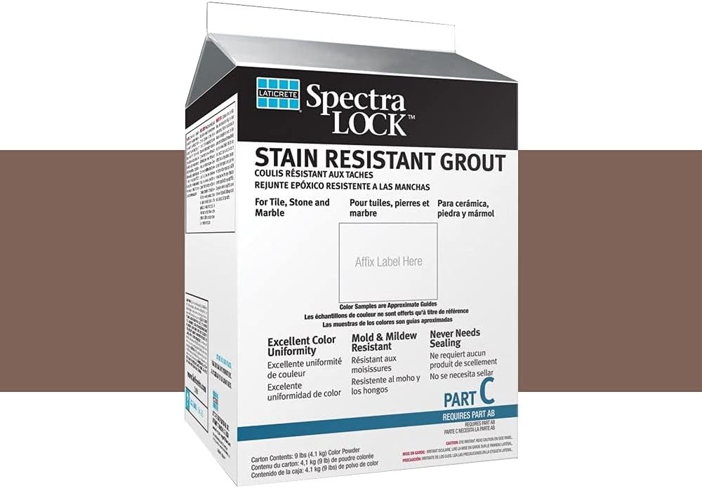 LATICRETE SPECTRALOCK Grout Part C Quarry RED 2LB - Tile Grout - Amazon.com
