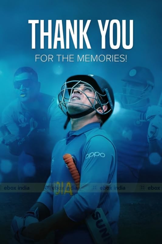 Poster of MS Dhoni Cricketer, Dhoni Posters for Room Wall Decortation ...