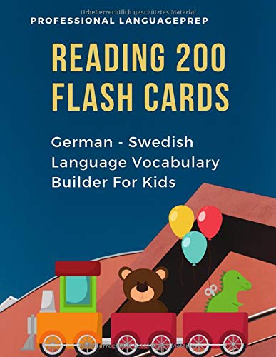 Buy Reading 200 Flash Cards German - Swedish Language Vocabulary ...