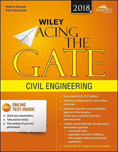 Wiley Acing The Gate: Civil Engineering: Rahul Deshpande Mahesh Mungule ...
