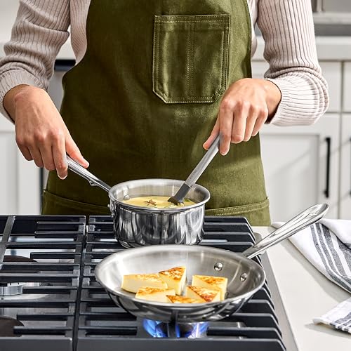 All-Clad - 4108201S All-Clad Kitchen Helper Fry Sauce pan, 8 inch and 1 ...