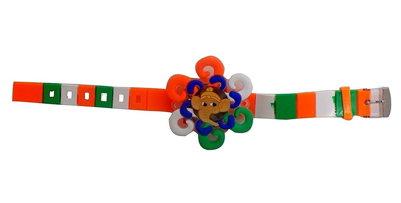 Ngel Cartoon Style Kids Rakhi LED Light Rakhi for Brother Kids Rakhi ...