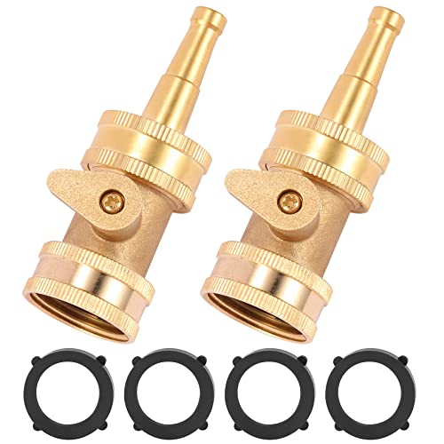 Snapklik.com : Heavy-Duty Brass Hose Nozzle, Adjustable Twist Hose ...