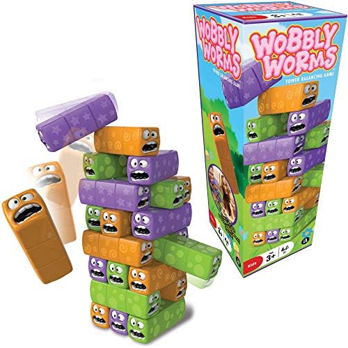 Buy Magicwand® ABS Plastic Wobbly Worms Tower Balancing Game for Kids【3 ...