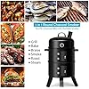 Amazon.com : DORTALA 3 in 1 Round Charcoal Smoker, 16’’ Portable BBQ ...