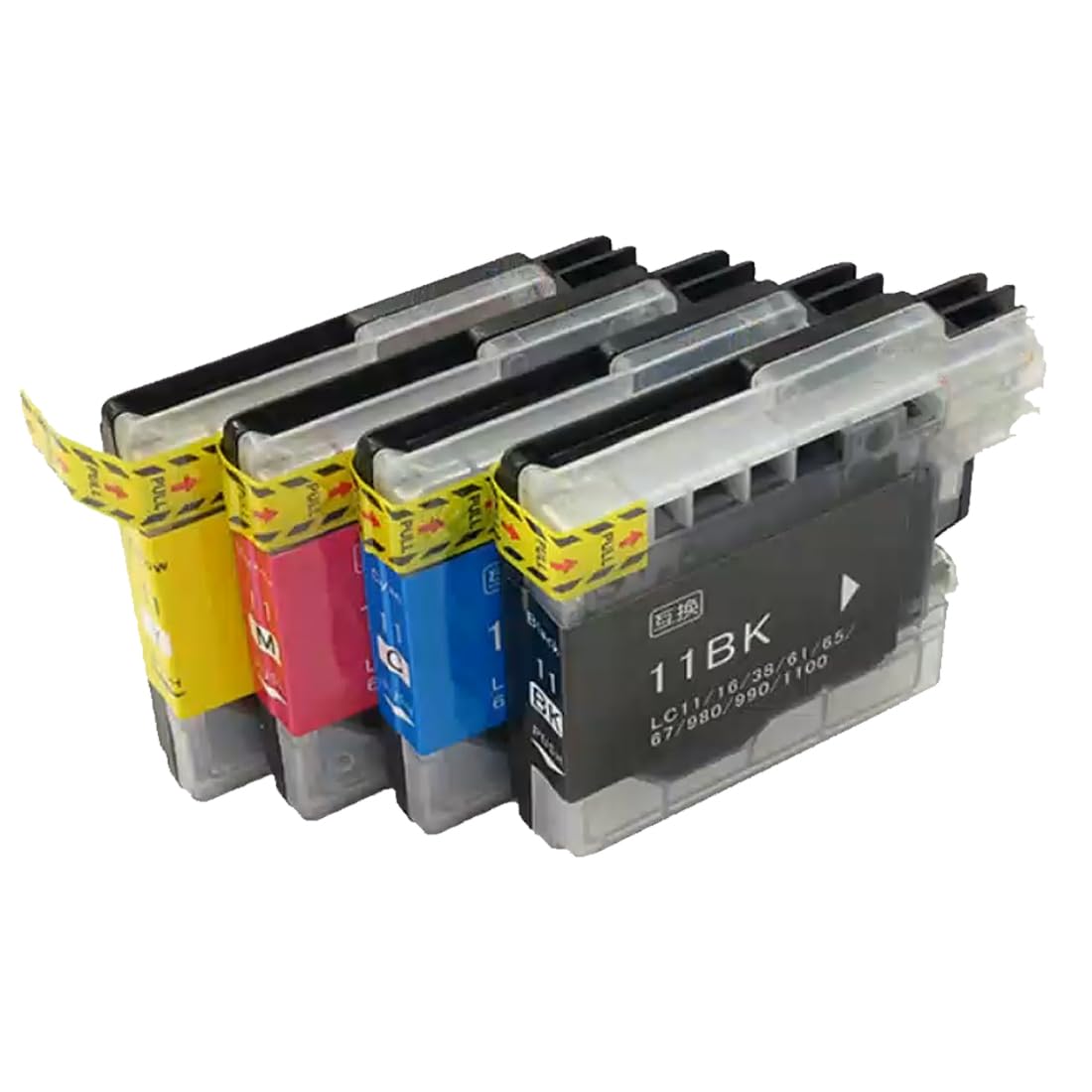 Amazon.co.jp: 【埼京企画】ブラザー 用 LC11-4PK 4色パック 互換インクカートリッジ (LC11とLC16汎用 ...