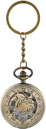 Amazon.com: AUGEN Zodiac Keychain, Keychains For Women And Men, Good ...