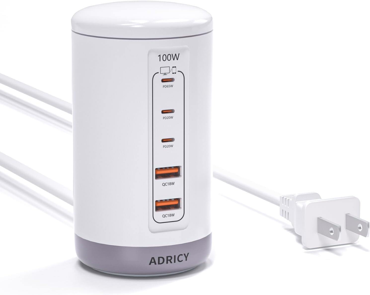 Amazon.com: 100W USB Tower Charging Station,5 Port USB C Charger Block ...