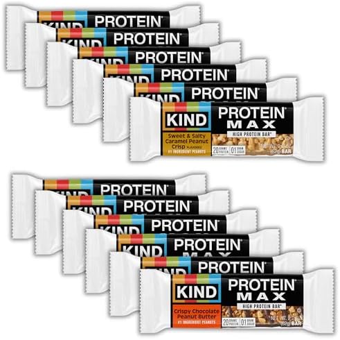 Amazon.com: KIND Protein MAX Bars Variety Pack, Gluten Free, Low Sugar ...