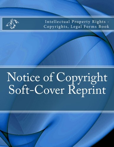 Notice of Copyright - Soft-Cover Reprint by - Amazon.ae