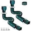Amazon.com : plusgutter 2 Pack Rain Gutter Downspout Extensions ...
