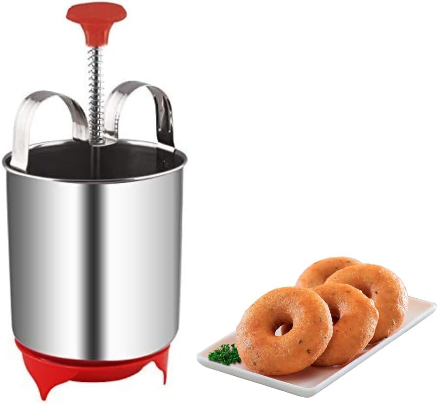Amazon.com: Export Store Stainless Steel Donut Maker/Mendu Vada Maker ...