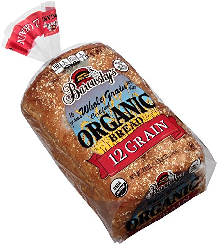 Amazon.com: Barowsky's Organic 12 Grain Bread Loaf, 24 oz : Grocery ...