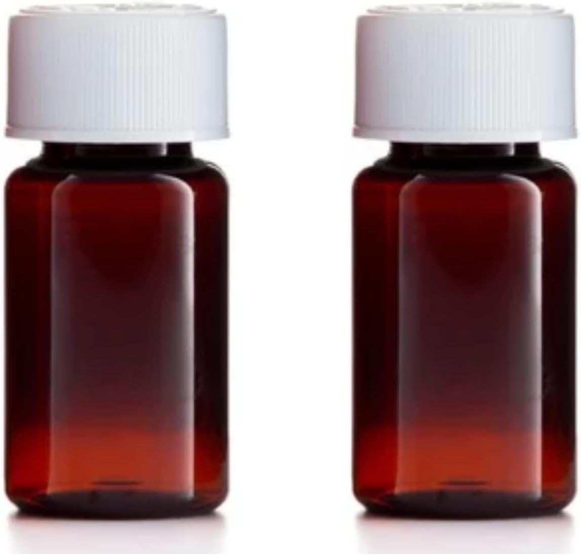 25ml Plastic Medical Pill Pot 2 x 25ml Small Medicine Bottle with Child ...