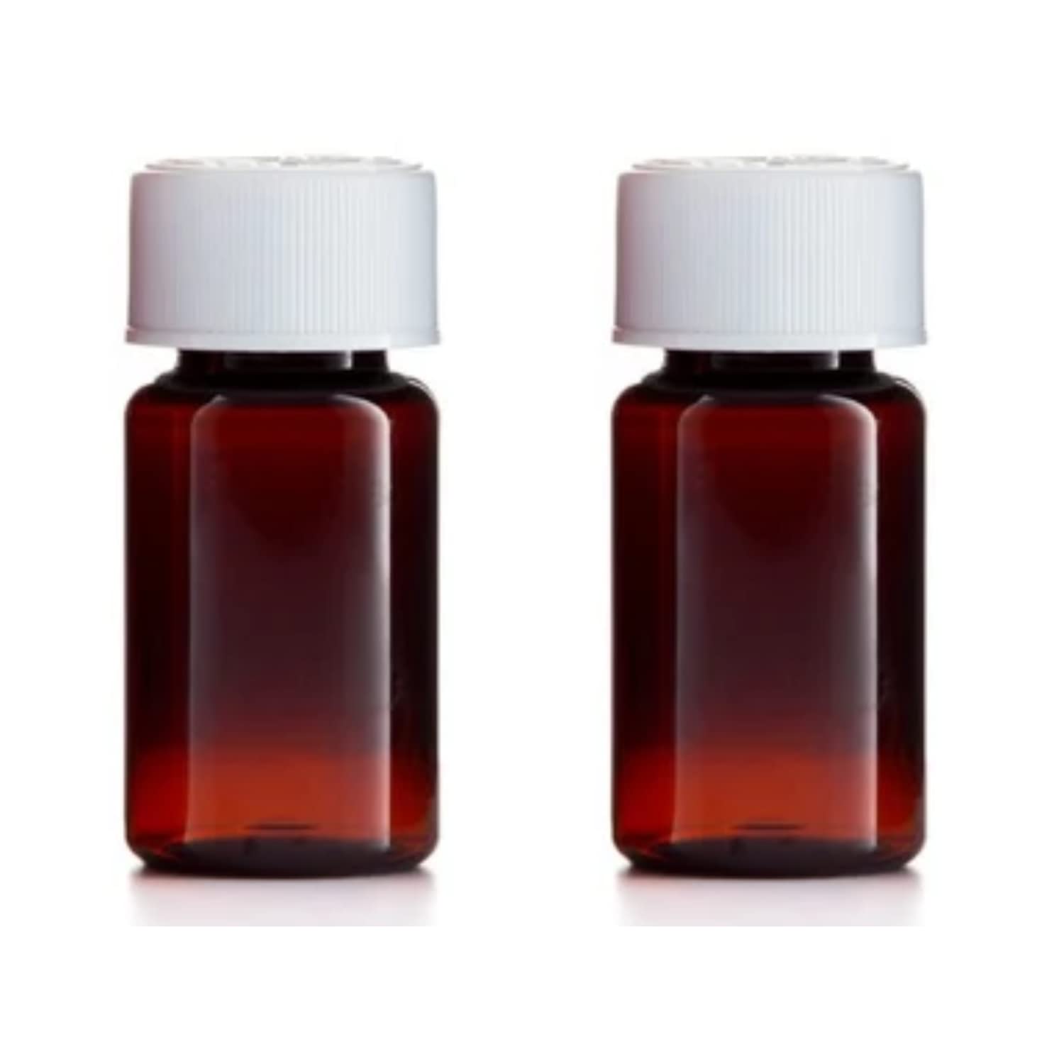 25ml Plastic Medical Pill Pot 2 x 25ml Small Medicine Bottle with Child ...