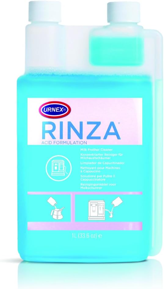 Urnex Rinza Acid Milk Cleaner - 6 x 1.1L Bottles : Amazon.co.uk: Home ...