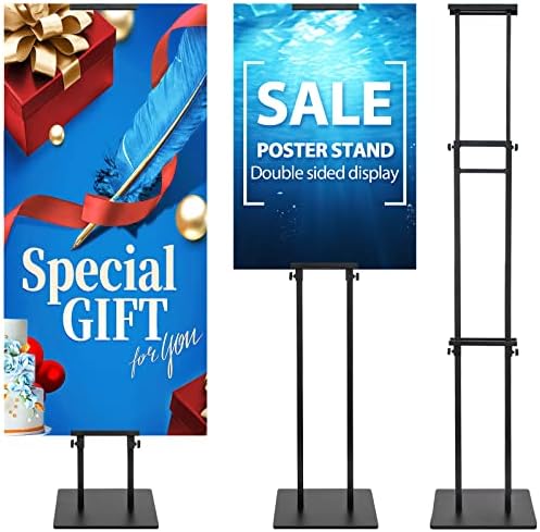 Amazon.com: EBLIKI 🥇 Poster Stands for Display - Floor Poster Board ...