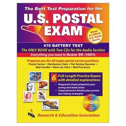 US Postal Exams (REA) - The Best Test Prep for Exams 460 & 470 w/ audio ...