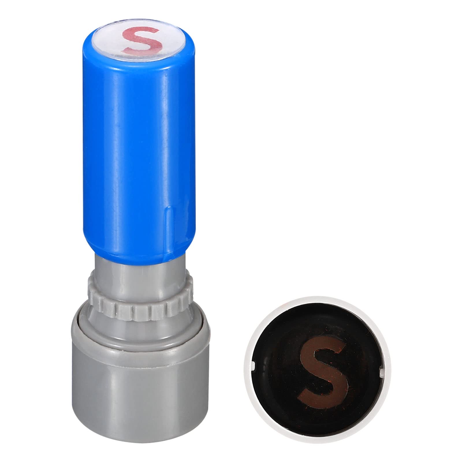 Amazon.com : PATIKIL Letter Stamps Self Inking, Character S 7mm ...