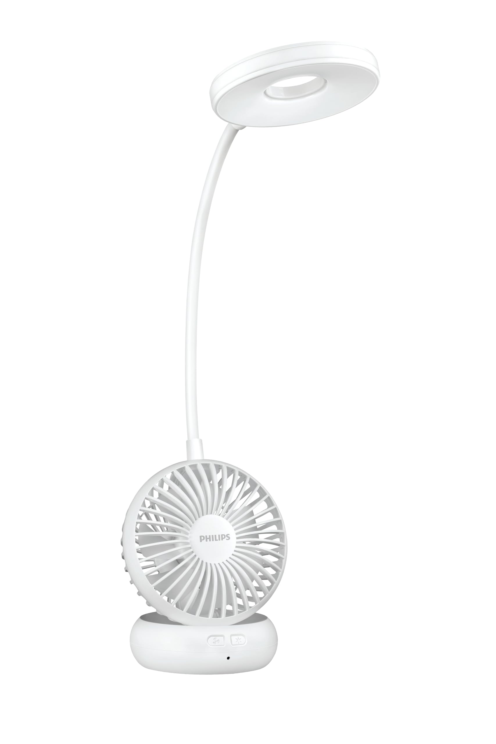 PHILIPS Anemo Rechargeable LED Table Lamp with Fan | 5W Bedside ...