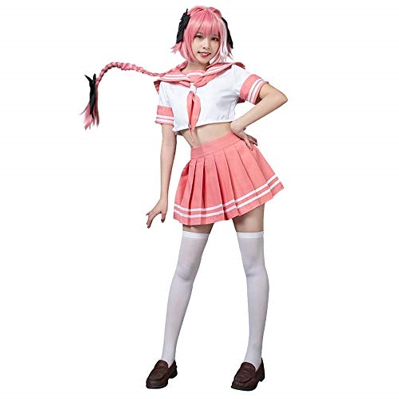 Buy Anime Astolfo Cosplay Jk Uniform Skirt Costume e School Girl ...