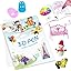 3D Pen Printing Drawing Book, Reusable Colored 40 Pattern Thick Paper ...