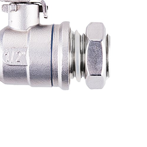 Bulkhead Fitting 1/2 Inch Weldless Ball Valve Stainless Steel 304 ...
