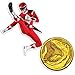 Amazon.com: Popfunk Power Rangers Red Ranger and Coin Collectible ...