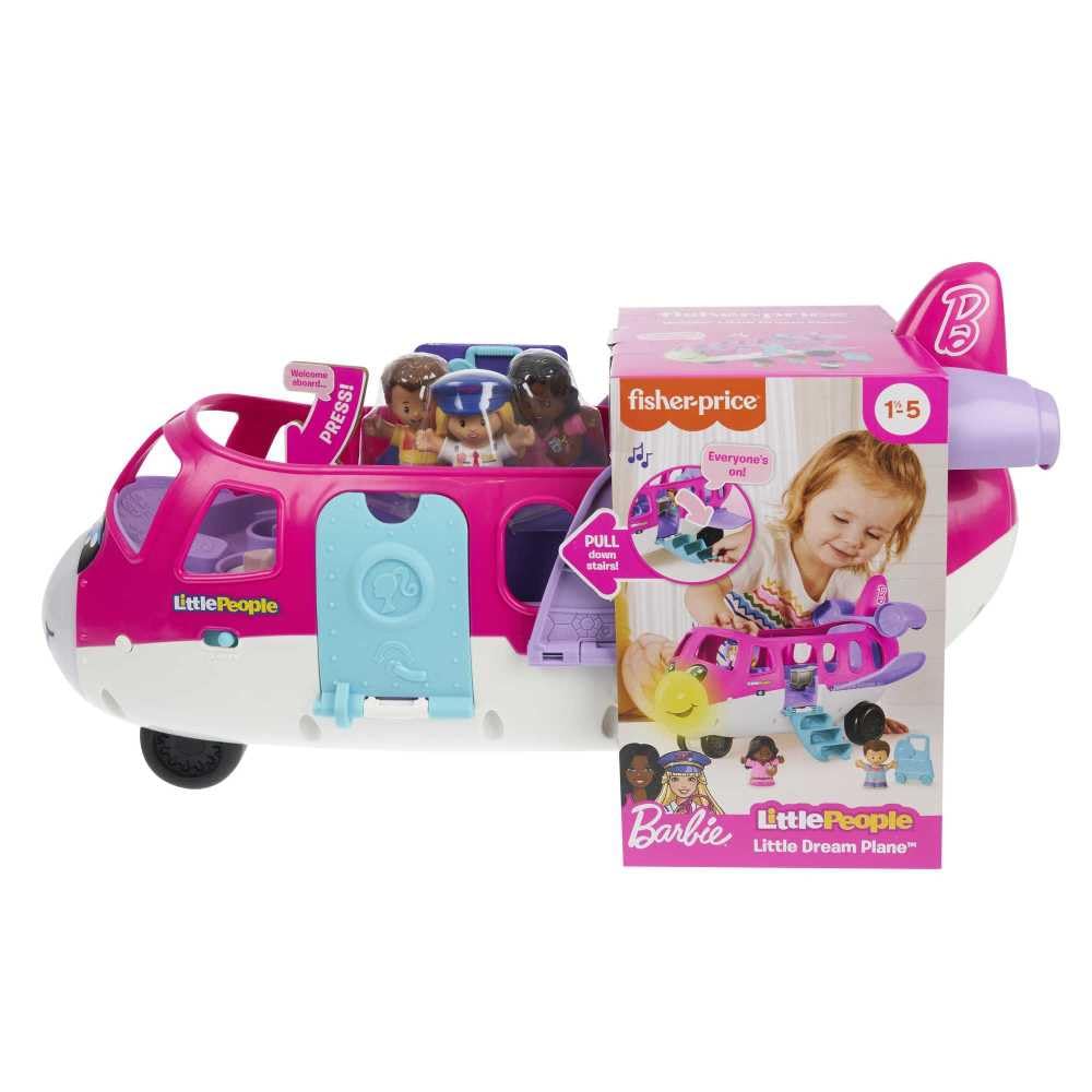 Fisher-Price Little People Set de Juego Avión de los Sueños de Barbie ...