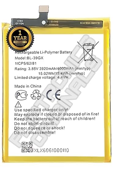 FLIPTRONICS ORIGINALS® BL-39GX Battery for Infinix Hot S3 X573/ X573B ...