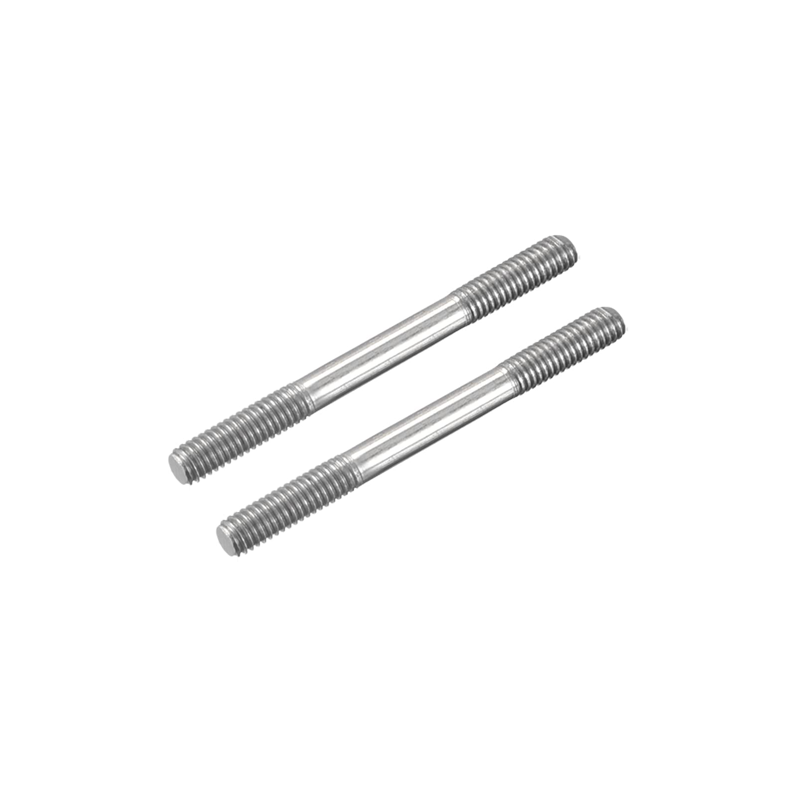 MECCANIXITY 304 Stainless Steel Push Rod Connector Double End Threaded ...