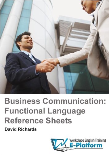Business Communication: Functional Language Reference Sheets (Business ...