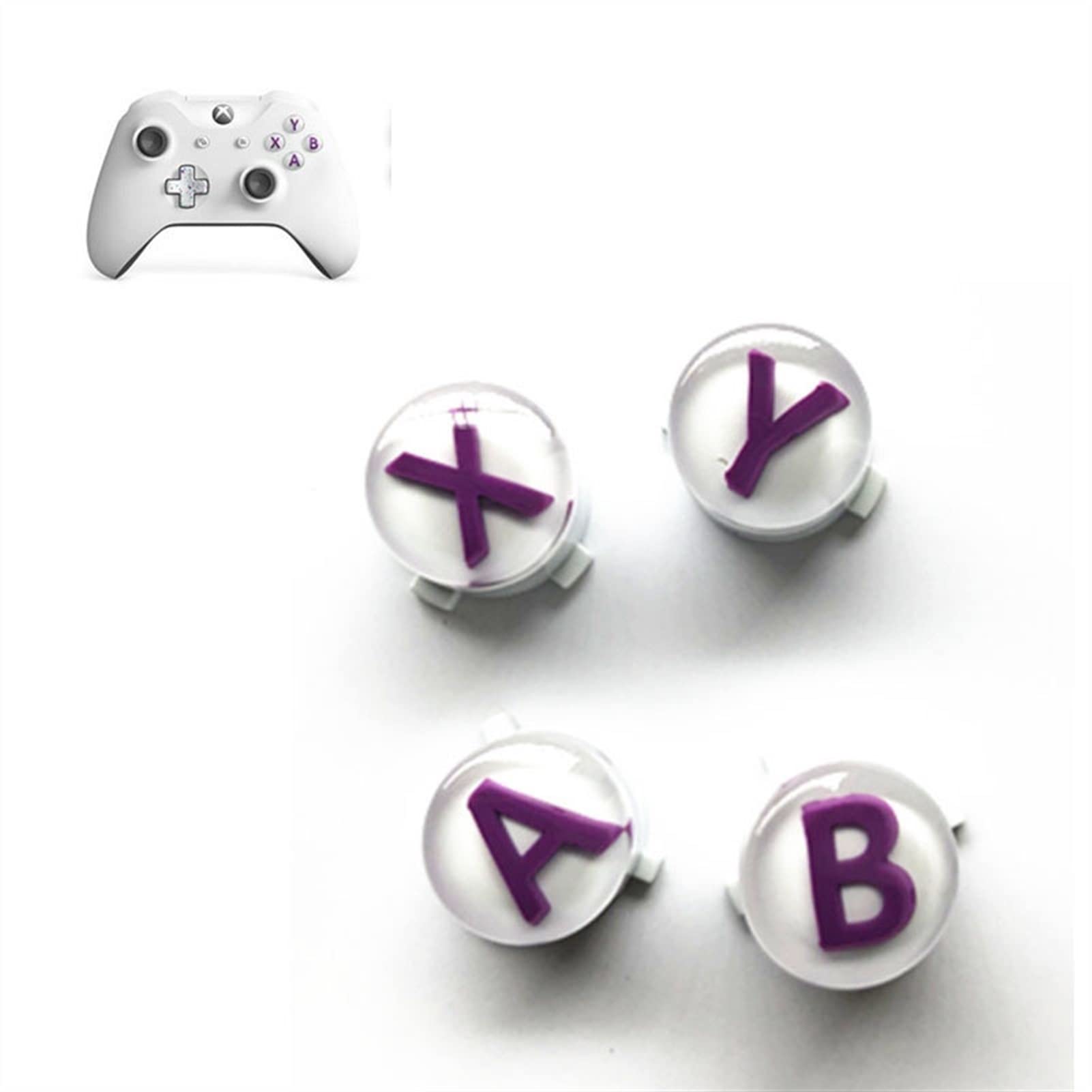 Xbox 360 Controller Silver Bullet Buttons Abxy Full Mod Button For