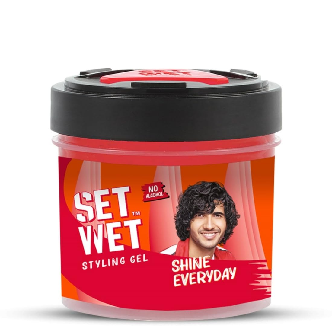 Buy Set Wet Styling Hair Gel for Men - Shine Everyday, 250gm | Light ...