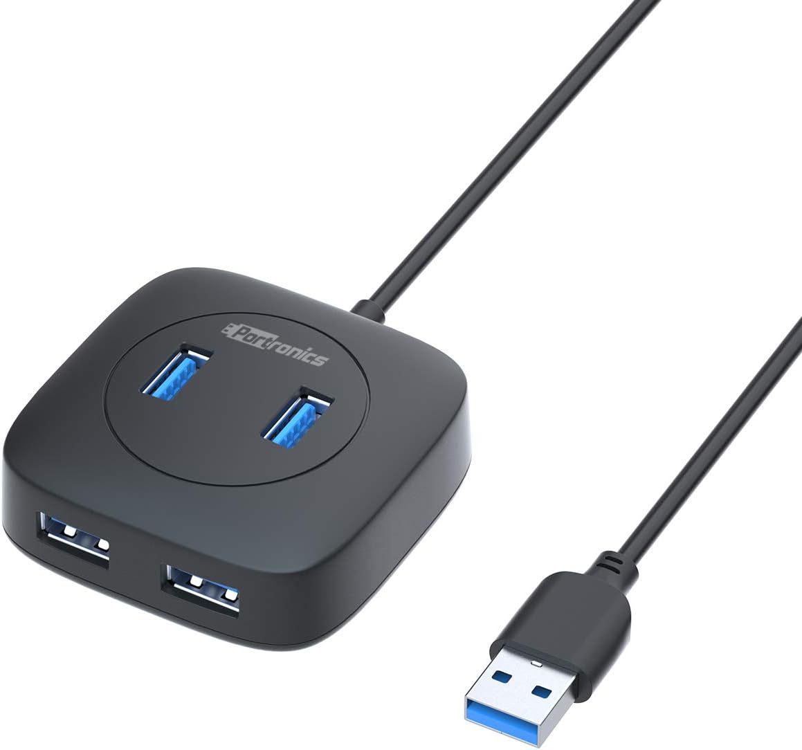 [1.3 Feet Long Cable, 5Gbps, USB 3.1 Gen 1] QZ USB Hub for Next Gen ...