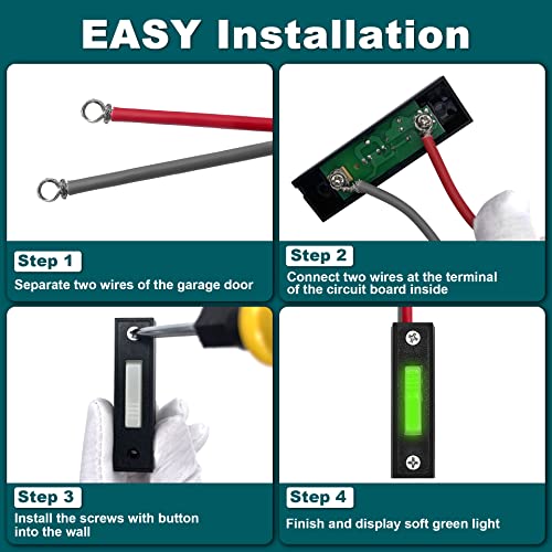 Snapklik.com : Universal Garage Door Opener Wire Switch, Replacement ...