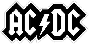 Amazon.com - AC DC Black Sticker Decal 6" x 3"