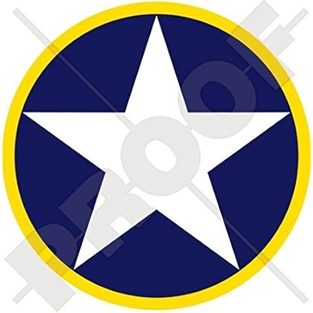 Amazon.com: US Army Air Corps USAAC WWII Aircraft Roundel USAF USA 3 ...