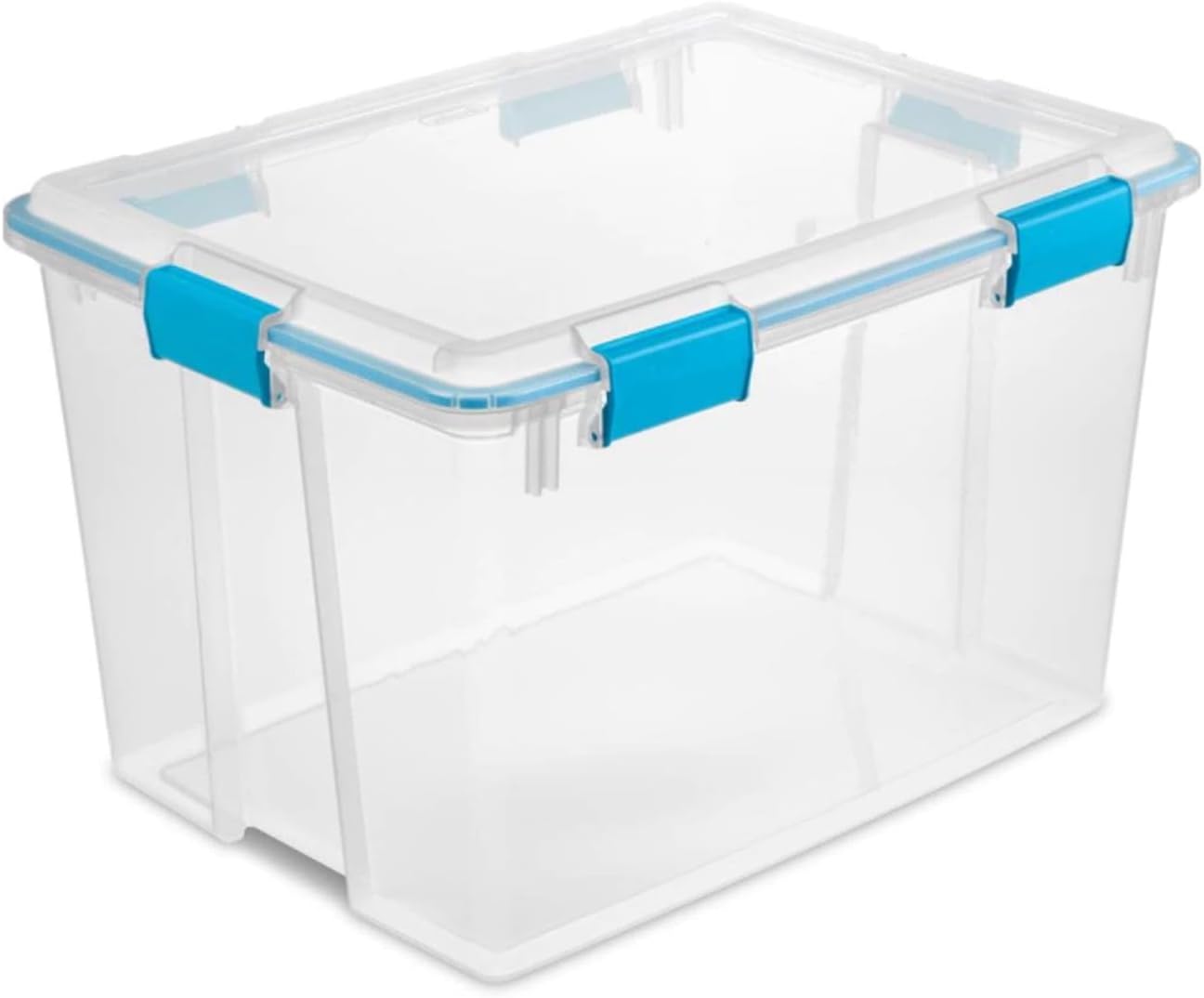 Amazon.com - BHCHA 80 Quart Gasket Box Storage Bin w/Lid & Latches ...
