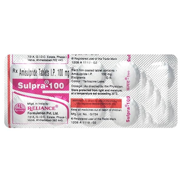 Sulpra-100 mg - Strip of 10 Tablets : Amazon.in: Health & Personal Care