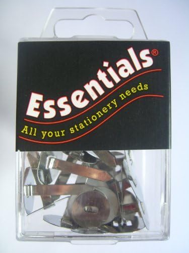 Essentials Paper Binders/Washers 25mm Pack of 20 : Amazon.co.uk ...