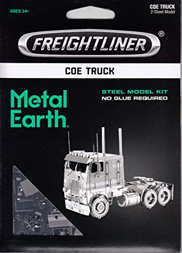 Metal Earth Freightliner COE Truck 3D Metal Model Kit Fascinations ...